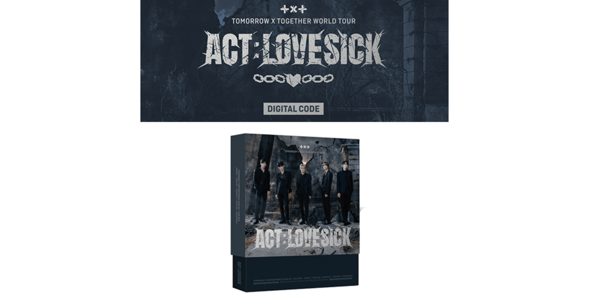 TXT - Tomorrow x Together World Tour Act Love Sick In Seoul (Digital Code & Photobook)